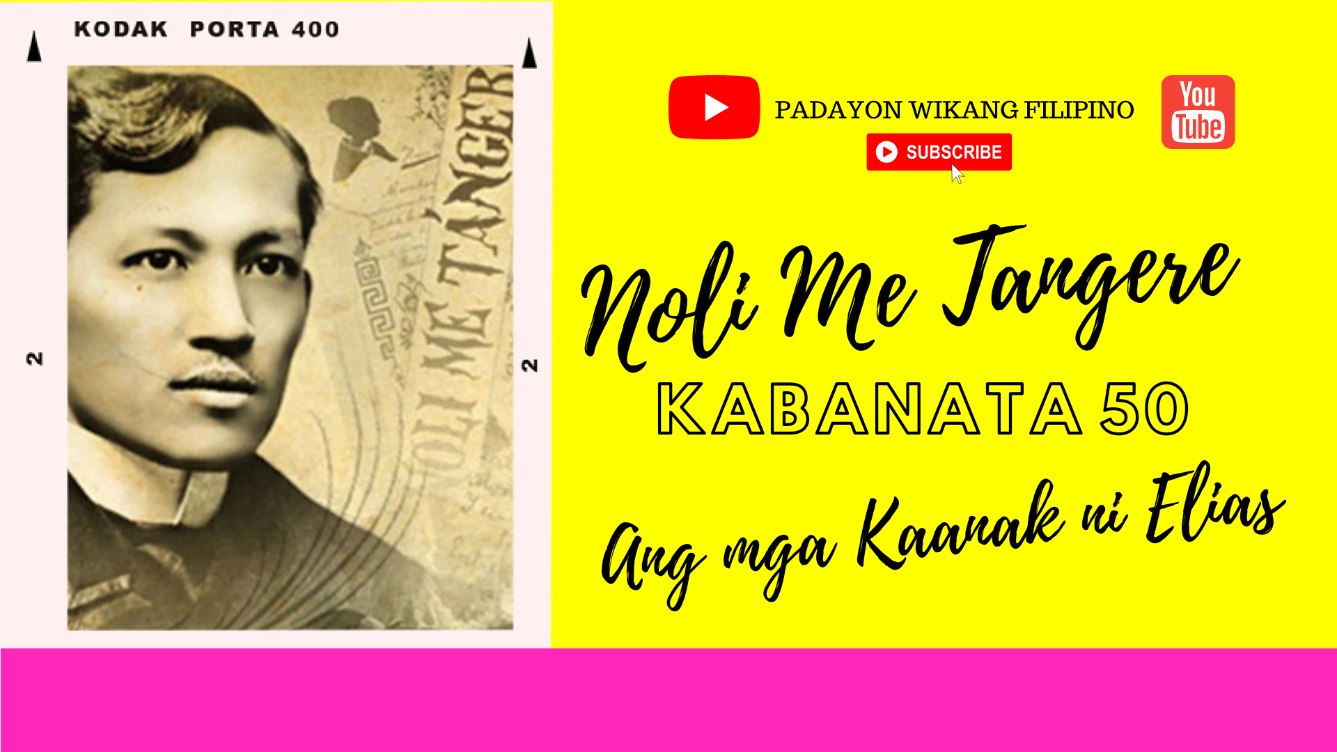 Noli Me Tangere Kabanata 50: Ang mga Kaanak ni Elias - Padayon Wikang Filipino